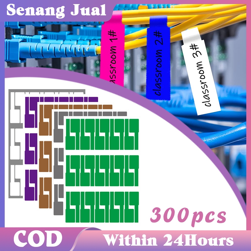Jual 300Pcs Label Penanda Kabel Jaringan Penanda Kabel Anti Air Stiker ...