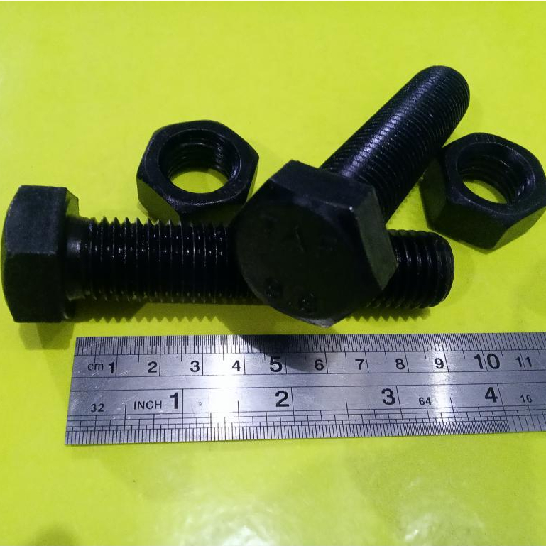 Jual BAUT BAJA HTB 8.8 M22 X 90 FULL DRAT / BAUT 32 KUNCI 32 / BAUD ...