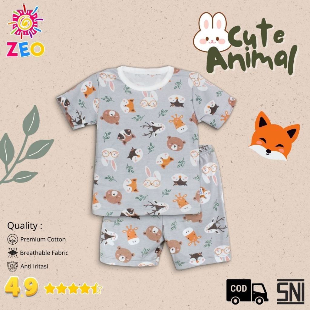Jual ZeoBabyKids Baju Setelan Oblong Paha Anak Bayi Unisex Usia 0 - 4 ...