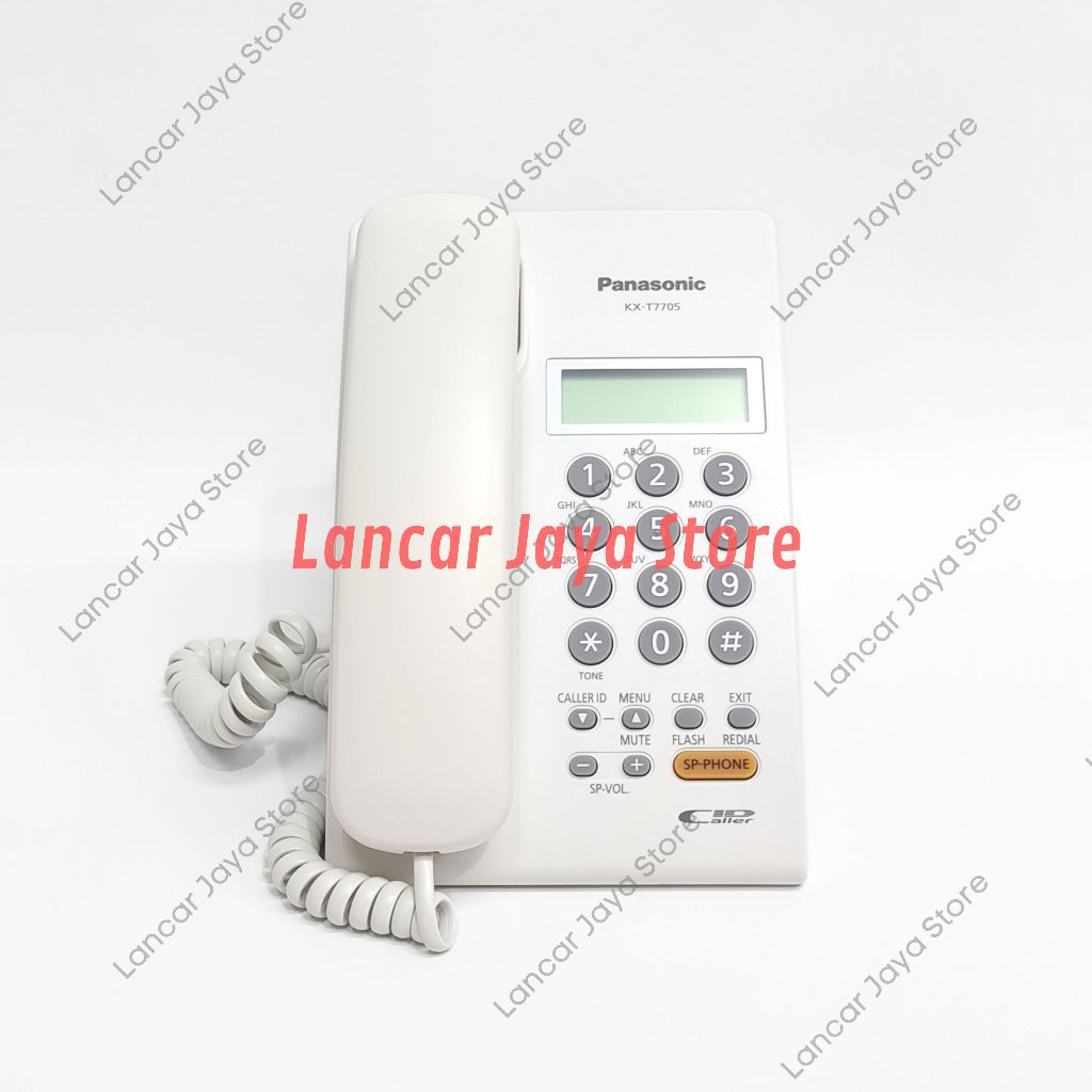 Jual Pesawat Telepon Kabel Panasonic KX-T7705X Telpon Rumah/Kantor Kabel KX-T7705 Panasonic ...