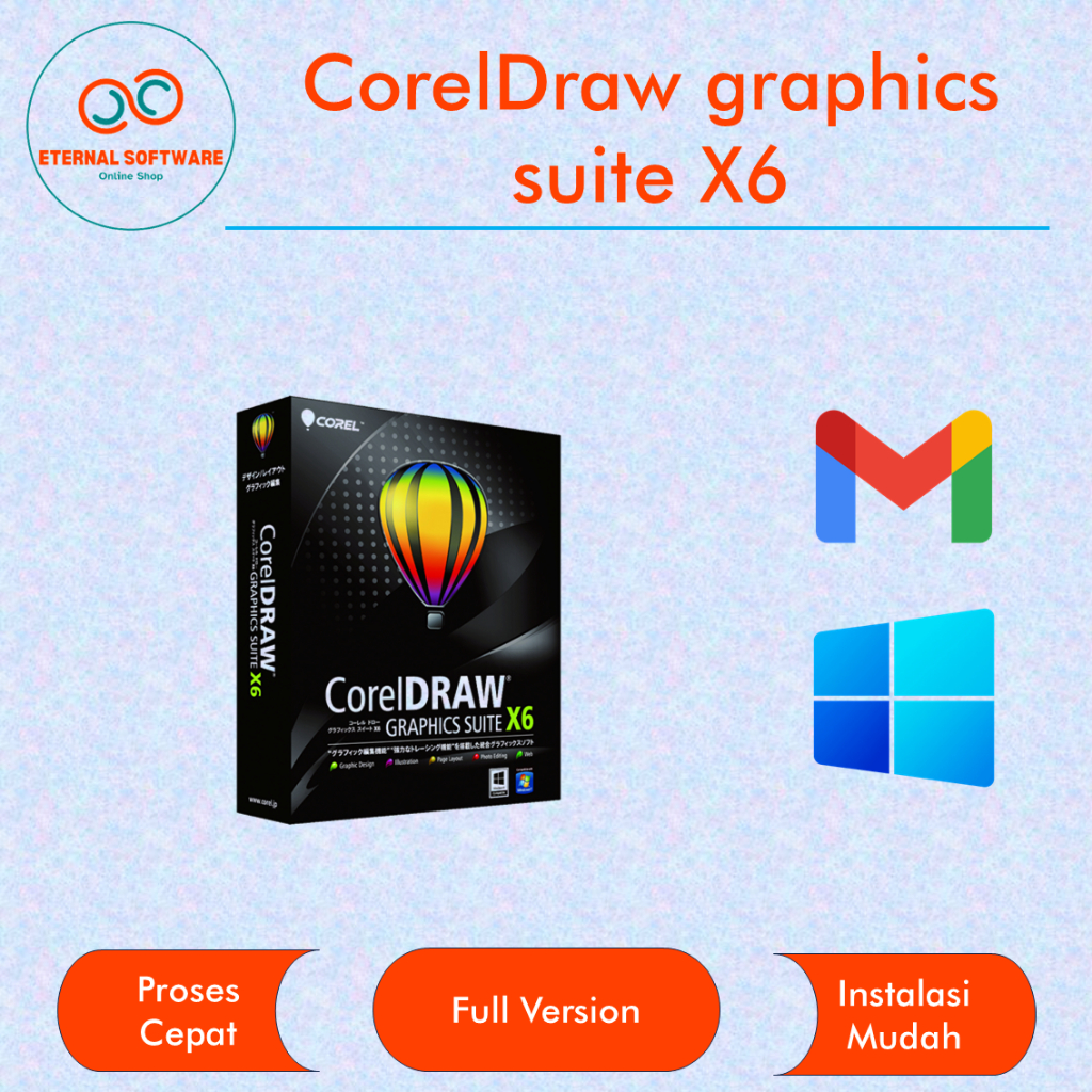 Jual CorelDraw grapichs suite X6 Full Version Software Editing Full ...