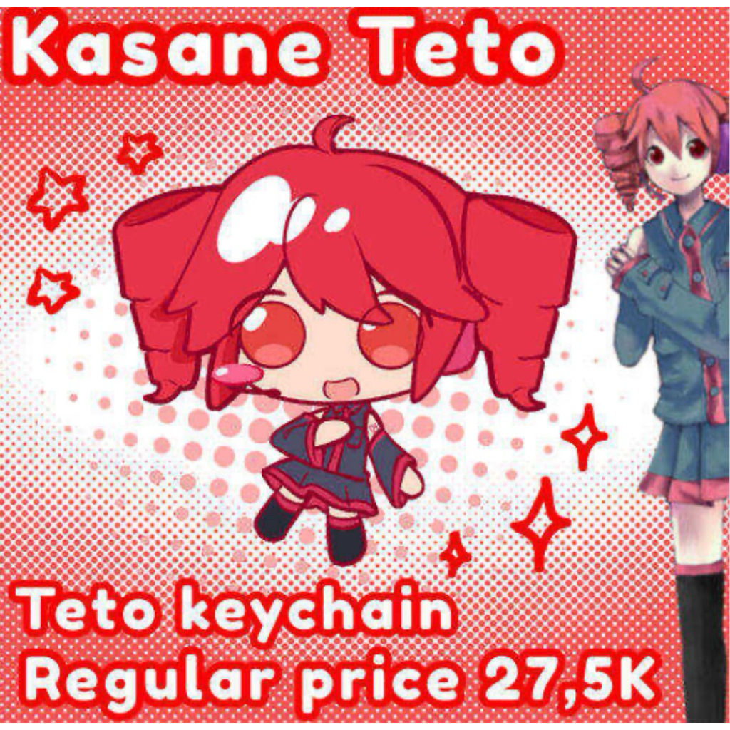 Jual Kasane Teto acrylic keychain fan merch | Shopee Indonesia