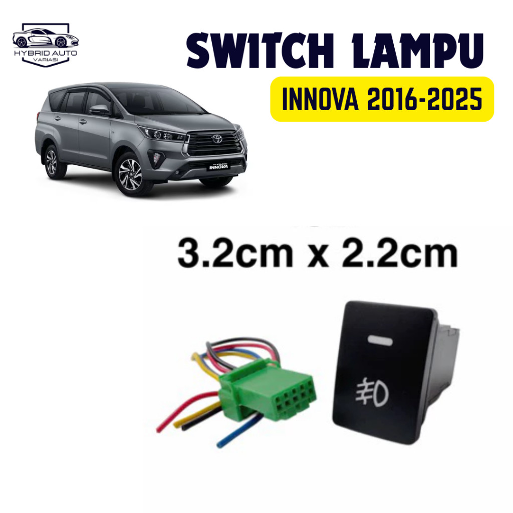 Jual Switch Saklar Lampu Innova Reborn 2016-2025 Switch Foglamp Model ...