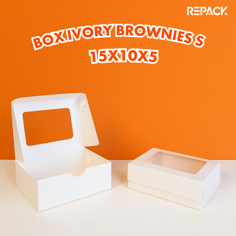 Jual Dus Tebal Brownies S 15x10x5 Box Kraft Snack Roti Cookies Kue ...