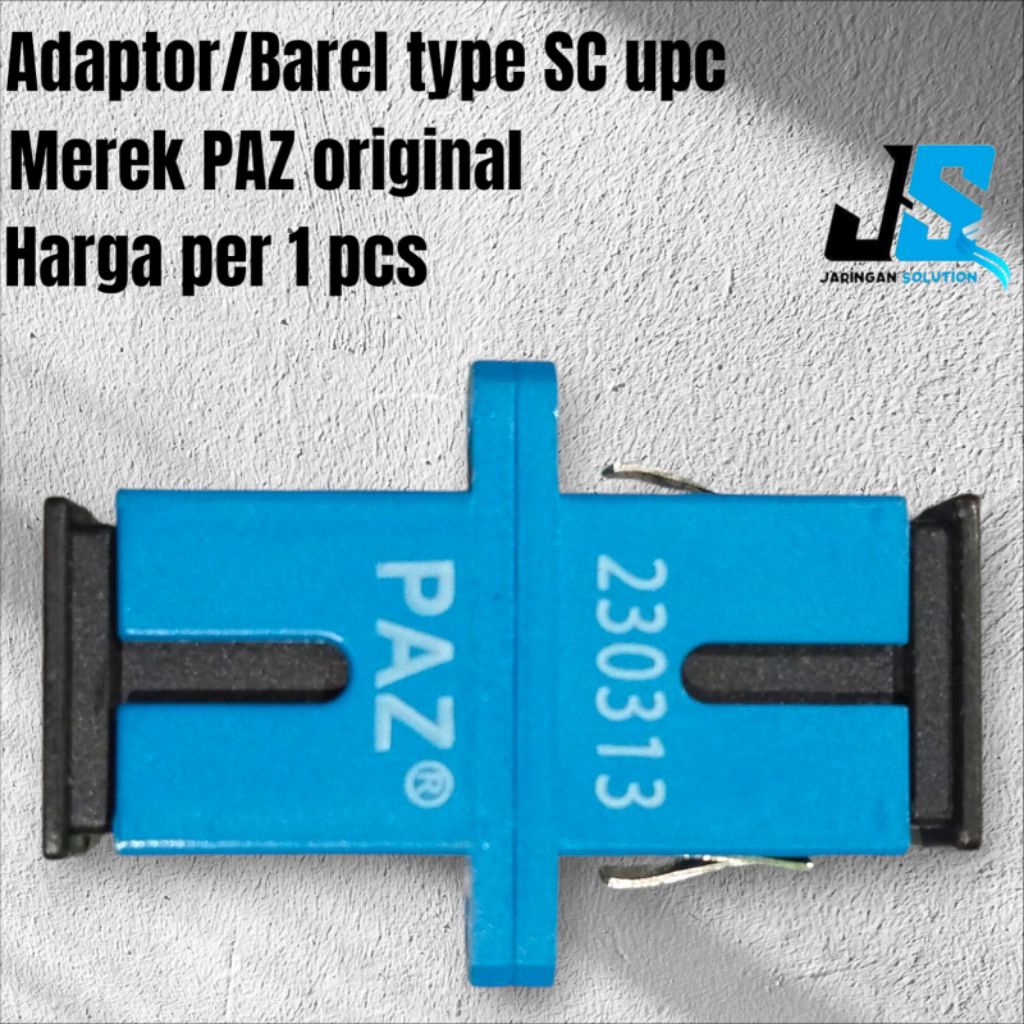Jual Adaptor/Barel type SC UPC merek PAZ original | Shopee Indonesia