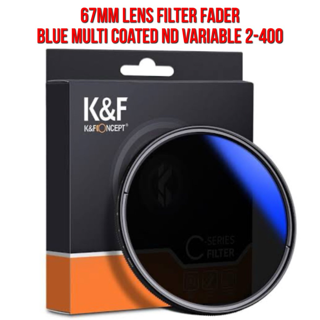 Jual K&F CONCEPT KNF Filter Fader MC Blue Multi Coated 67mm 67 mm ND2 ...