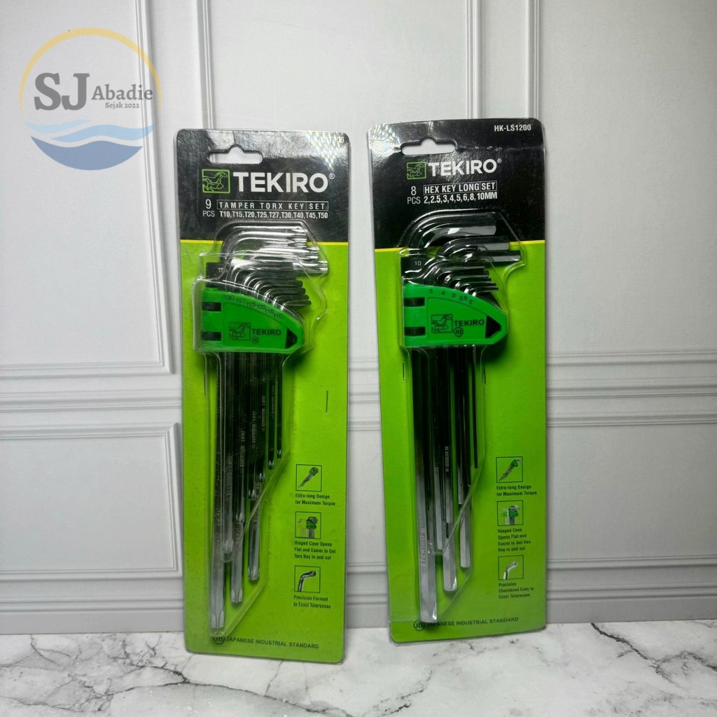 Jual (1 PC) TEKIRO Kunci L Hex Key Set Square Panjang / Pendek Set 8 9 ...