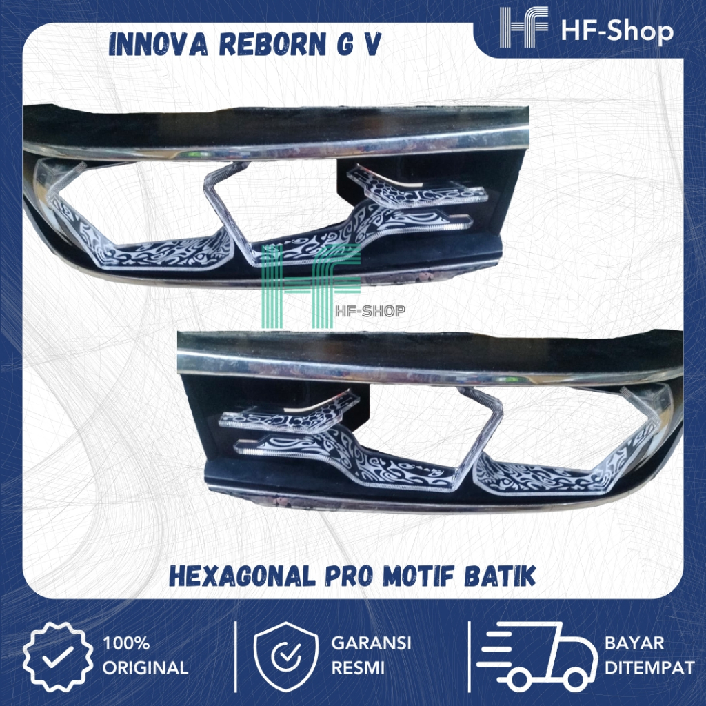 Jual Hexagonal Pro Motif Batik - Slim Frame Innova Reborn G V | Custom ...