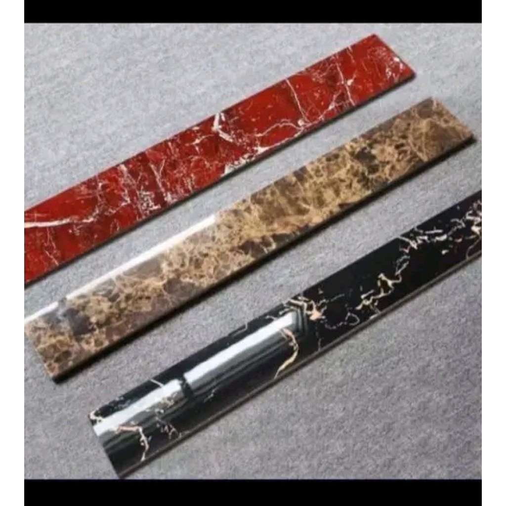 Jual granit list plint/ list tembok motif kayu 10x60 custom ukuran ...