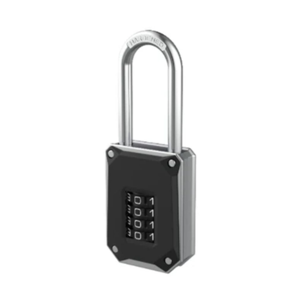 Jual Gembok Krisbow Kombinasi 4 Angka Long Shackle Dual Side - Hitam ...