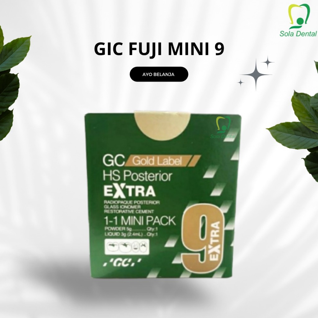 Jual GIC Fuji Mini 9 HS Posterior EXTRA | Shopee Indonesia