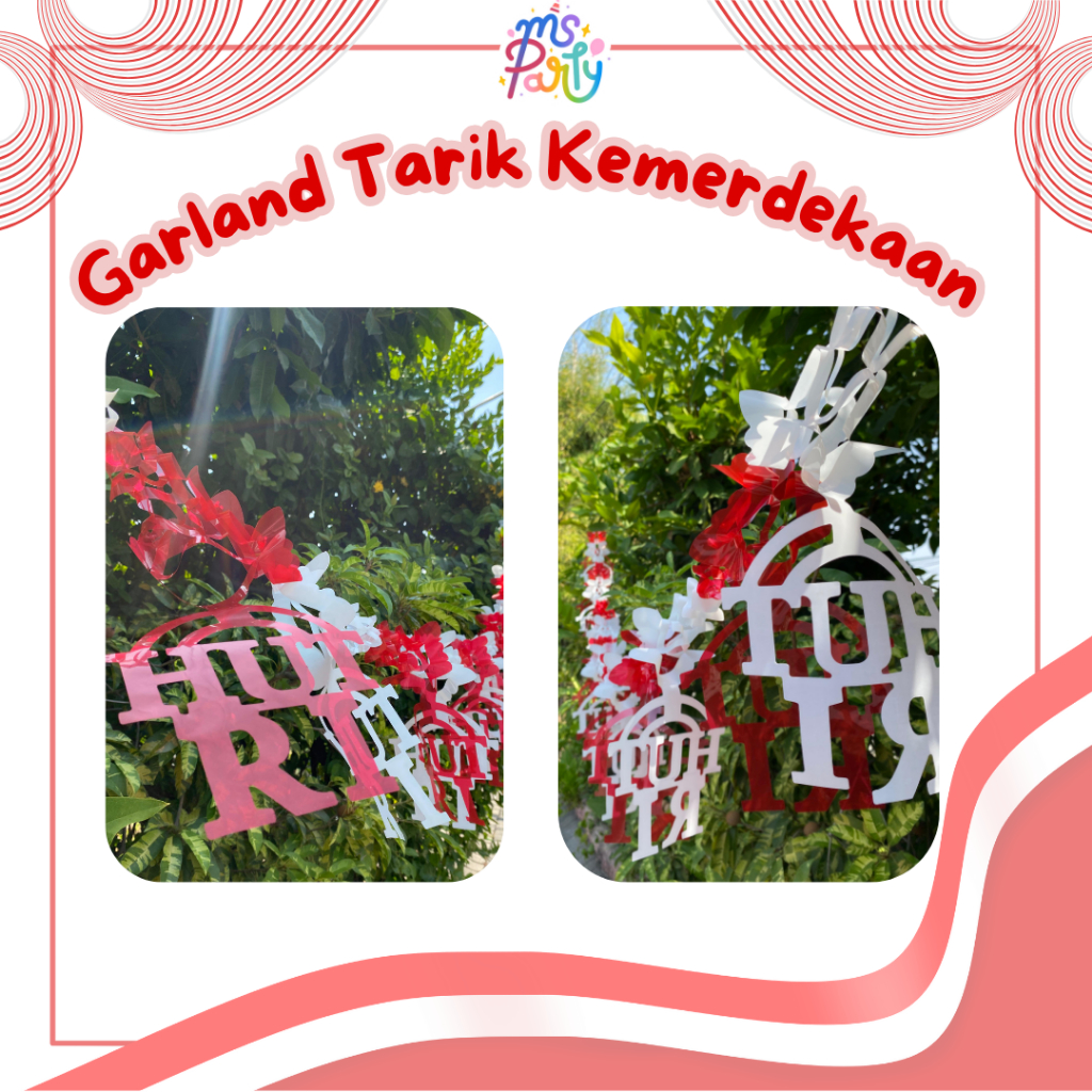 Jual MS.PARTY GARLAND KEMERDEKAAN BANNER HIASAN DEKORASI HUT RI ...