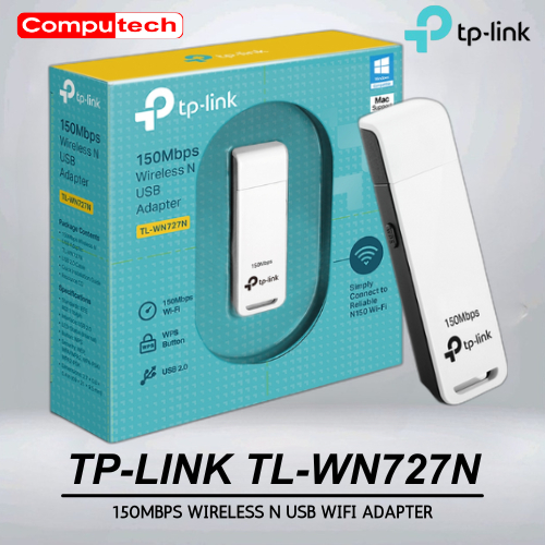 Jual TP-Link TL-WN727N 150Mbps Wireless N Dongle USB WiFi Adapter ...