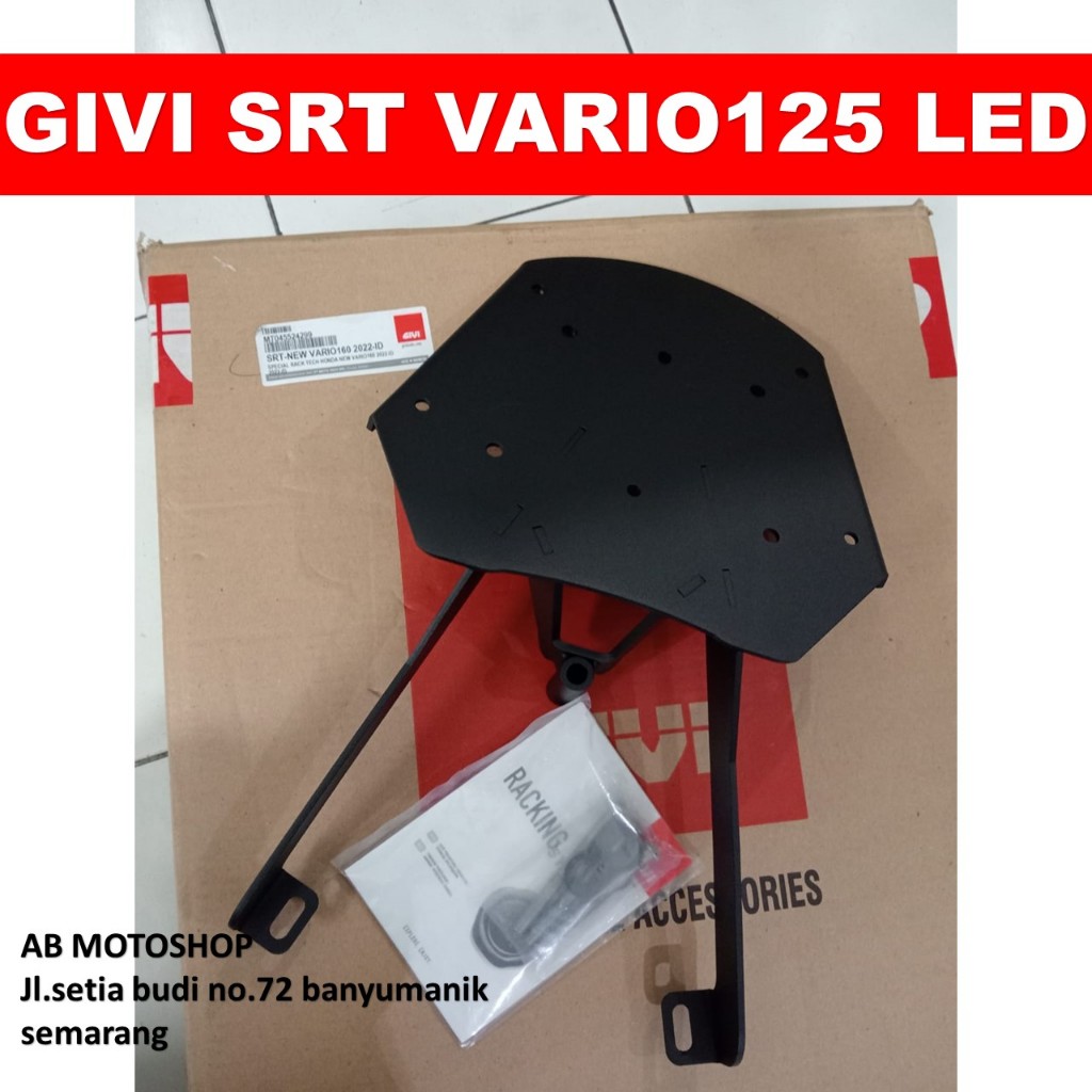 Jual Givi SRT VARIO 125 LED Bracket box givi Breket GIVI SRT VARIO 125 ...