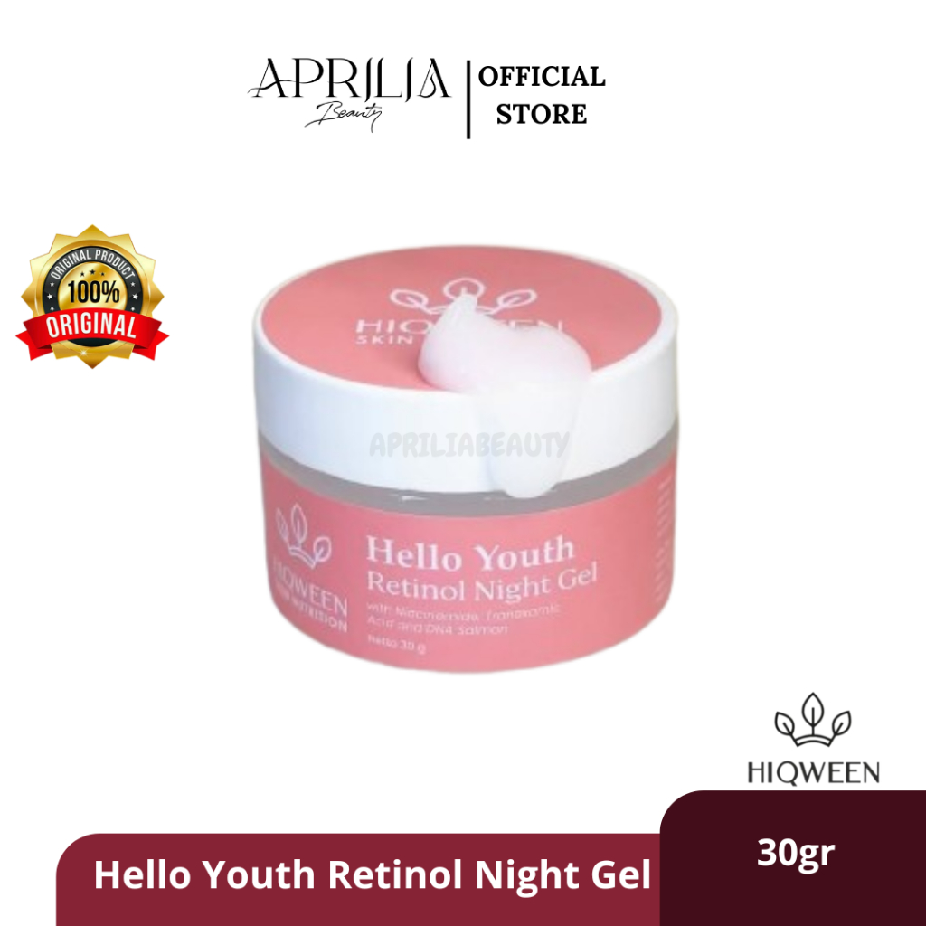 Jual HIQWEEN - Hello Youth Retinol Night Gel RE-FORMULA Hiqween | Gel ...
