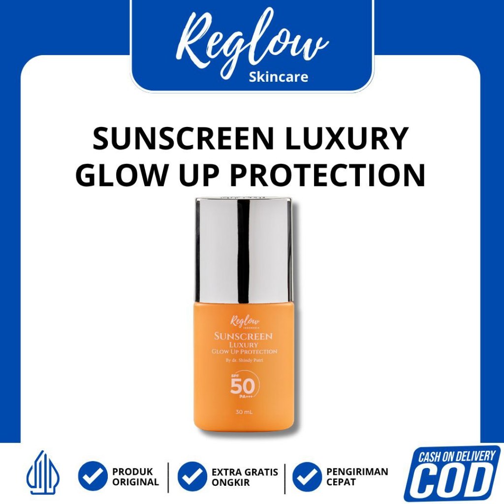 Jual SUNSCREEN LUXURY GLOW UP PROTECTION SPF 50 PA+++ REGLOW Non ...