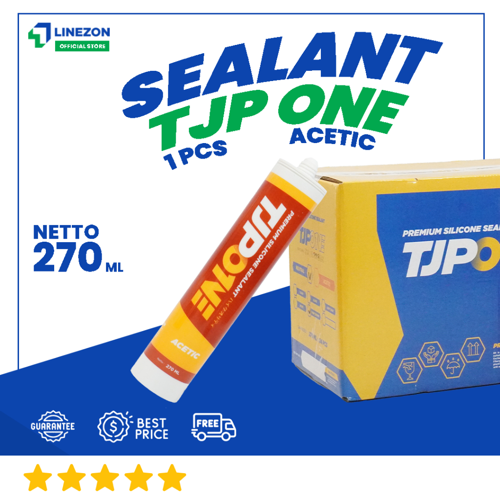 Jual silicone sealant TJP TERMURAH / lem kaca aquarium / lem aluminium ...