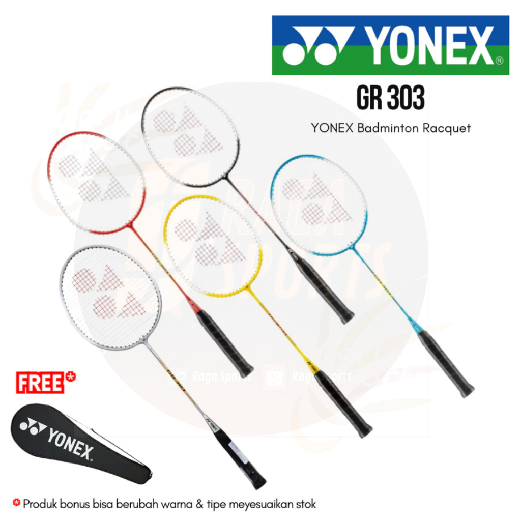Jual RAKET BADMINTON YONEX GR 303 / YONEX GR 303 RAKET YONEX FREE TAS ...