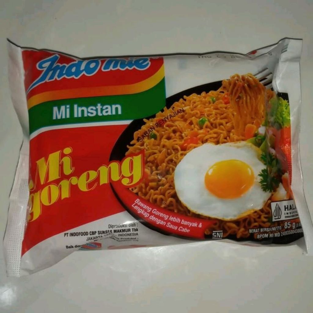 Jual Indomie Mi Goreng Instan 86gr - Mie Instan Indofood dengan Bumbu ...