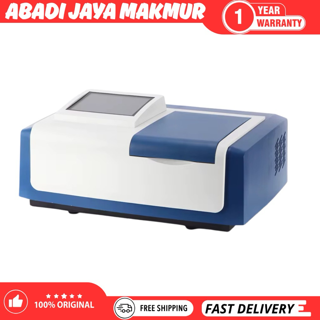 Jual 8 inch touchscreen Double Beam UV VIS Spectrophotometer connect to ...
