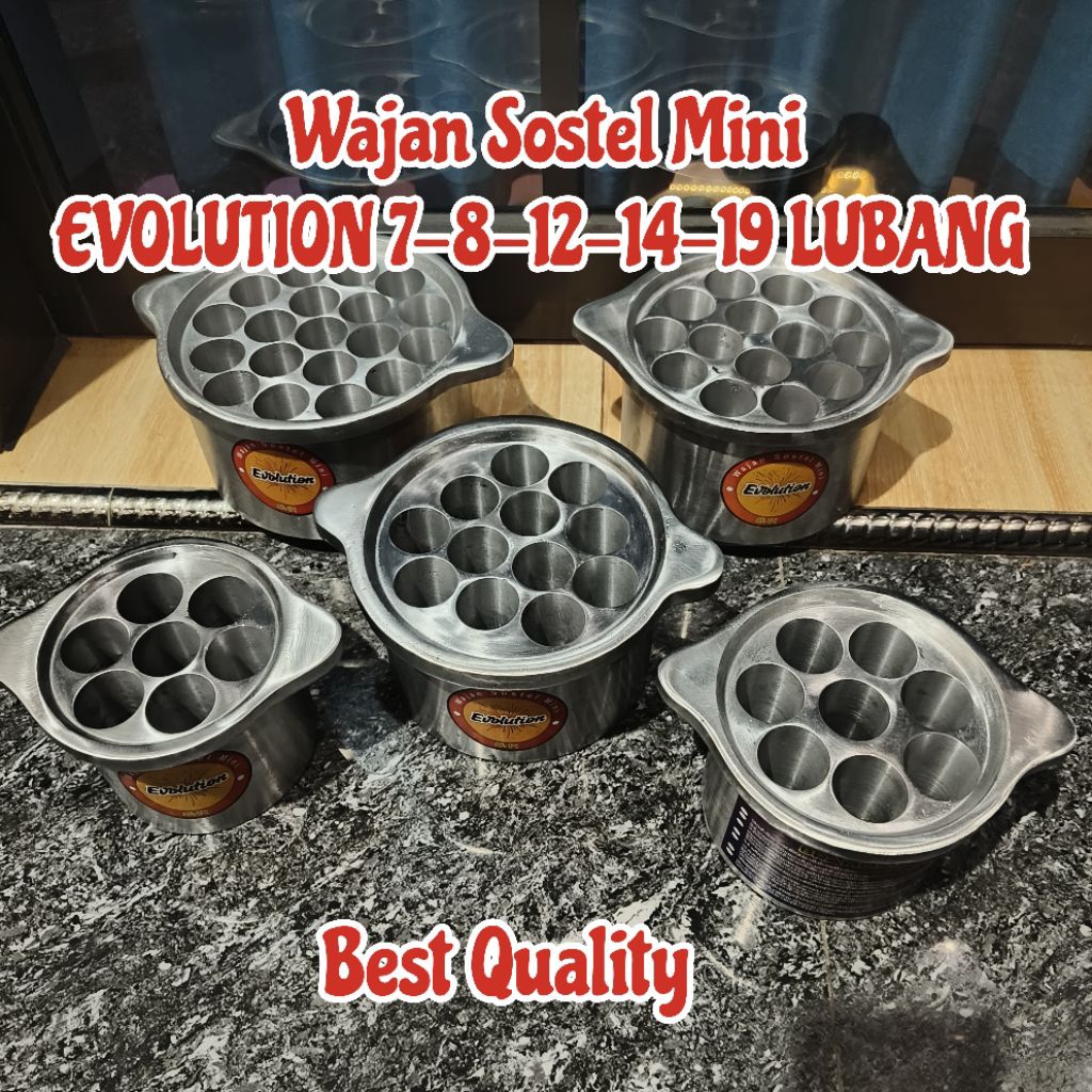 Jual WAJAN SOSTEL MINI EVOLUTION 7-8-12-14-19 LUBANG | Shopee Indonesia