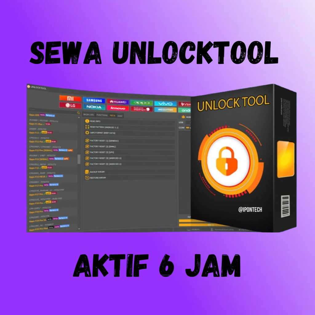 Jual Tercepat sewa unlocktool 6jam,fast respon | Shopee Indonesia