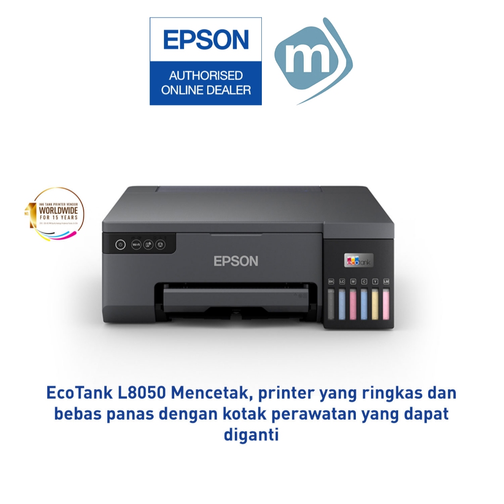 Jual Printer Epson L8050 Wi-Fi Photo Ink Tank (ID Card and CD Printing ...