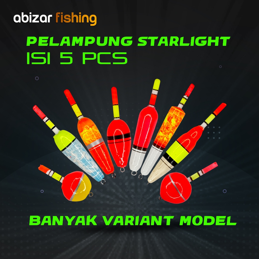 Jual PELAMPUNG PANCING STARLIGHT ISI 5 PCS GROSIR - BANYAK VARIAN MODEL ...