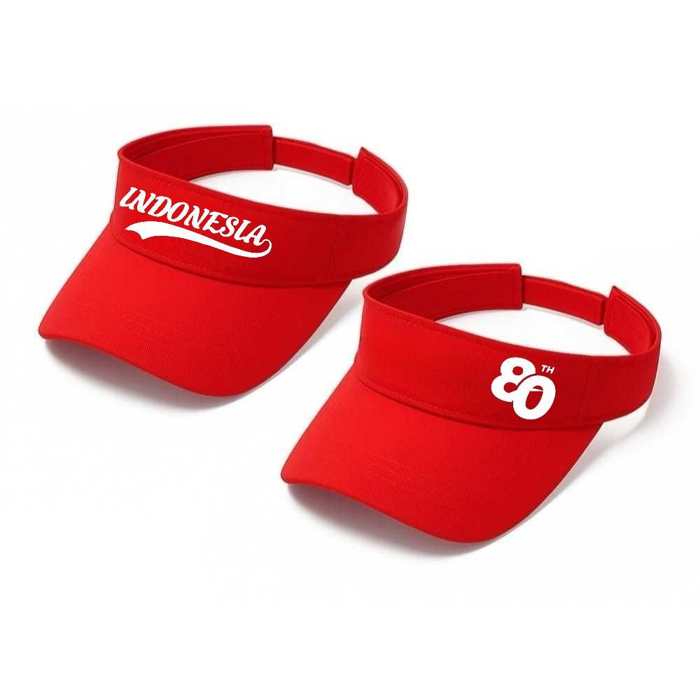 Jual Topi Merah Putih Agustusan Dewasa Topi Hut Ri Topi Senam Cavnaval ...