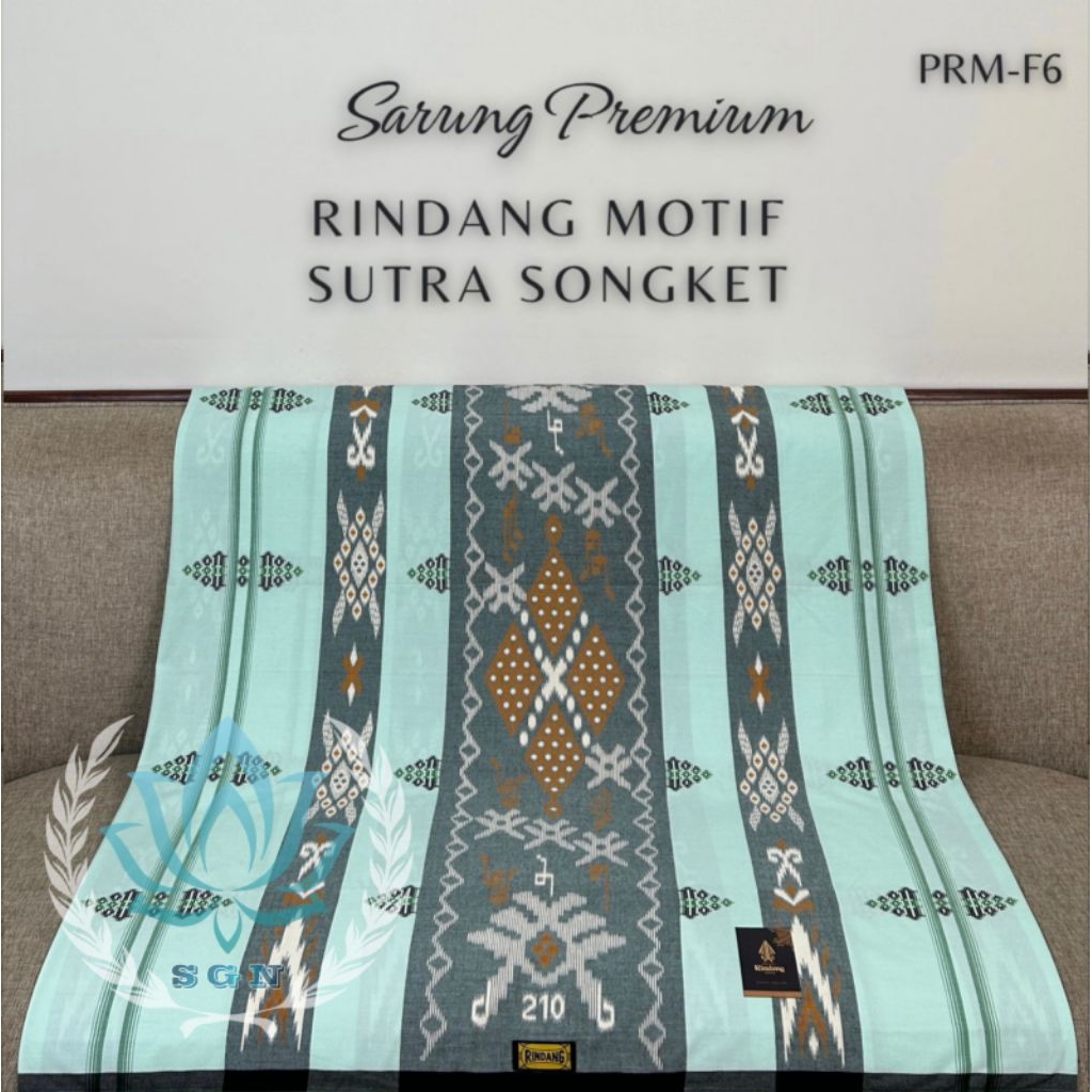 Jual Sarung Premium Rindang Motif Sutra Songket || Sarung Rindang ...