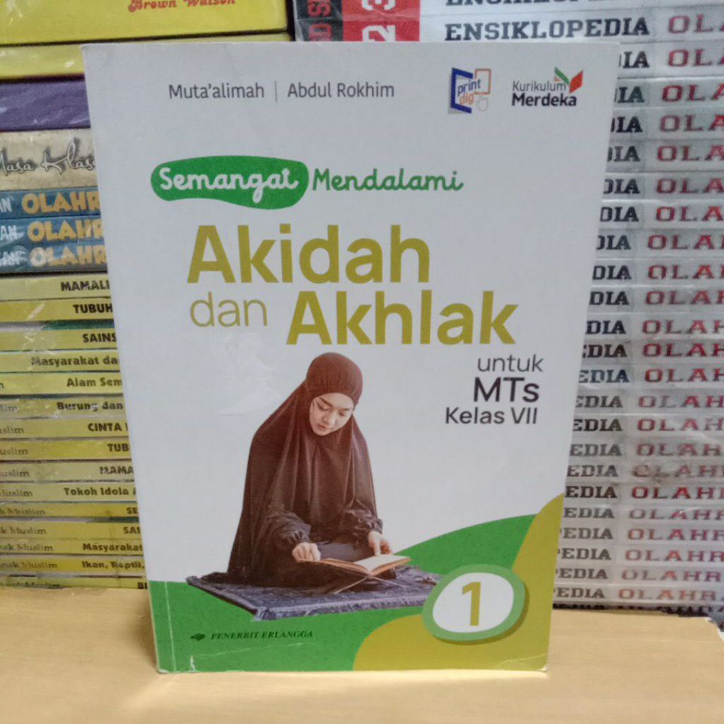Jual Buku Original Semangat Mendalami AKIDAH DAN AKHLAK MTs SMP Kelas 7 K Merdeka Erlangga ...