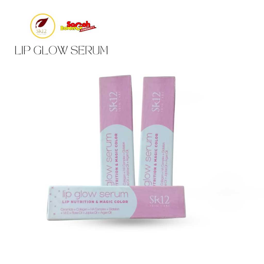 Jual Lip Glow Serum Bibir SR12 Skincare Kosmetik - Lipstik & Pelembab Bibir Alami - Serum ...