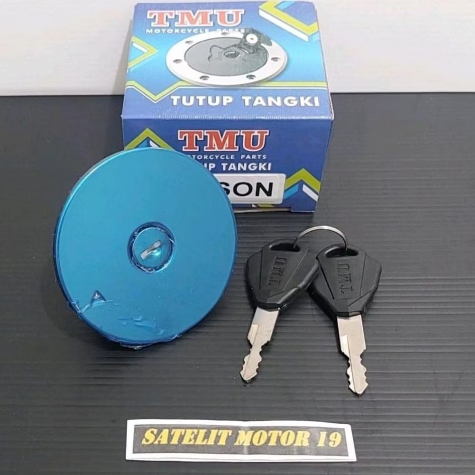 Jual tutup tangki bensin BYSON BISON KARBU INJEKSI MERK TMU | Shopee ...