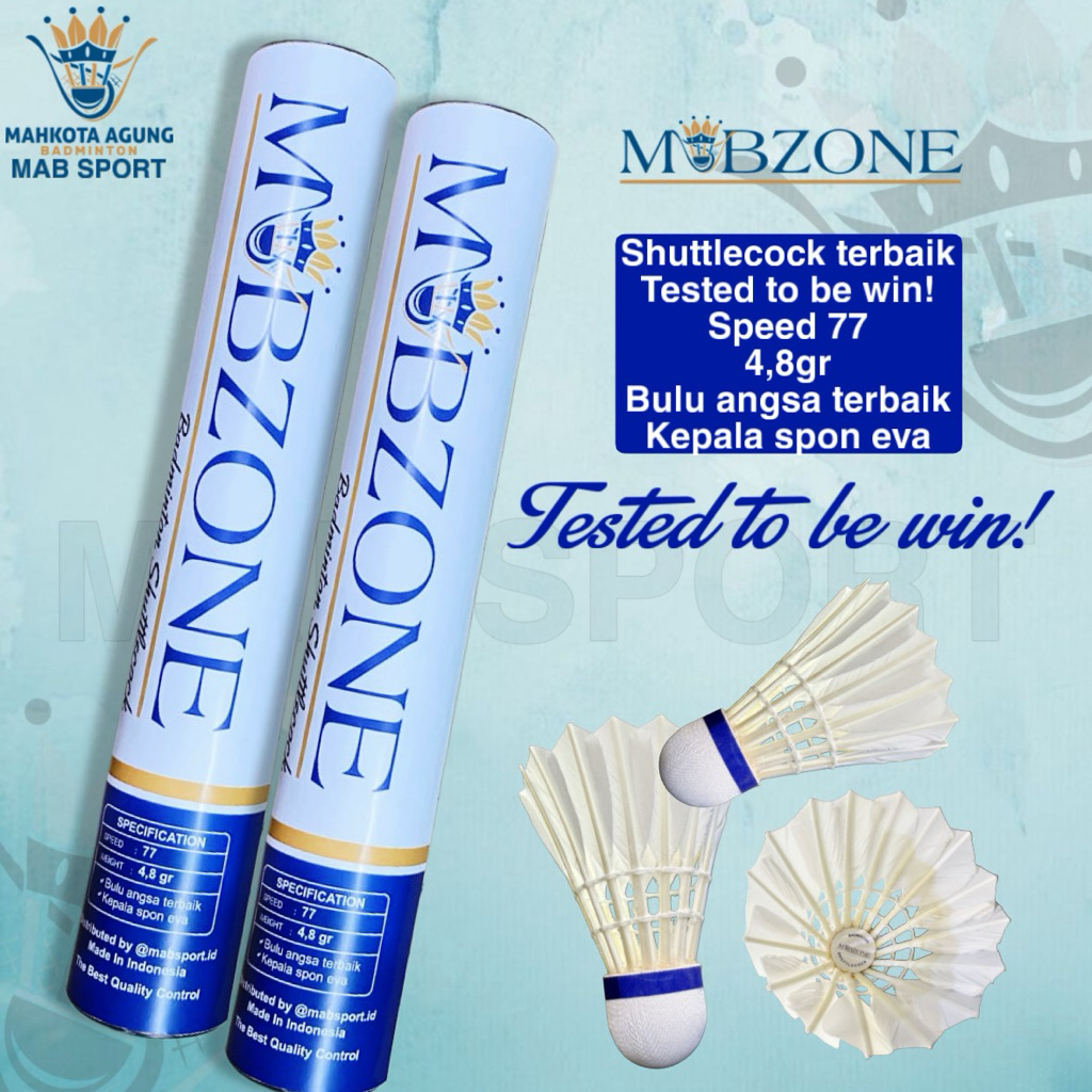 Jual SHUTTLECOCK MABZONE SUPER ORIGINAL TERBAIK AWET | Shopee Indonesia