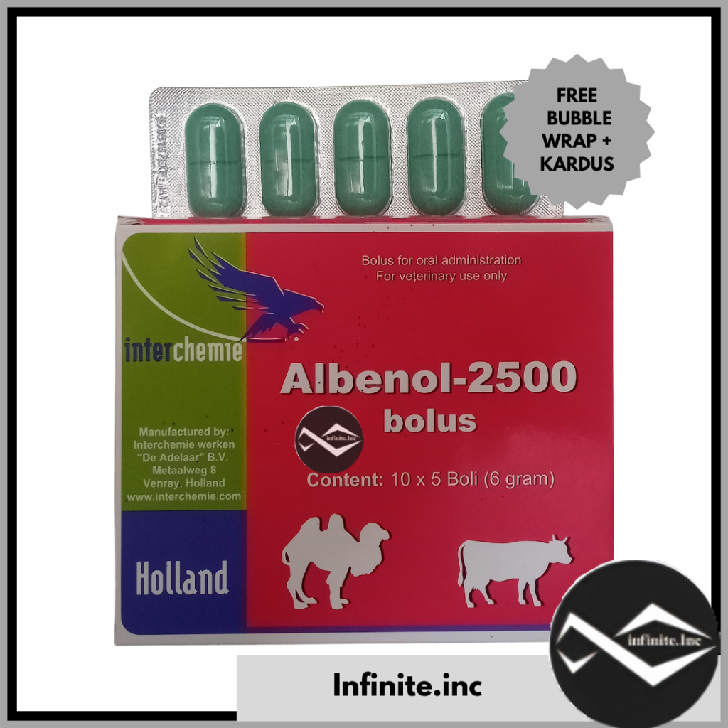 Jual Albenol BOLUS 2500 1 Bolus - mg OBAT CACING SAPI | Shopee Indonesia