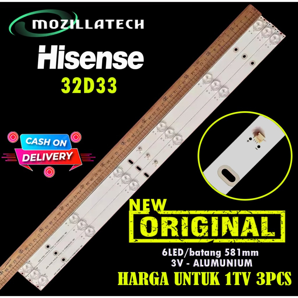 Jual BACKLIGHT TV HISENSE 32D33 BACKLIGHT TV LED HISENSE MLB ...