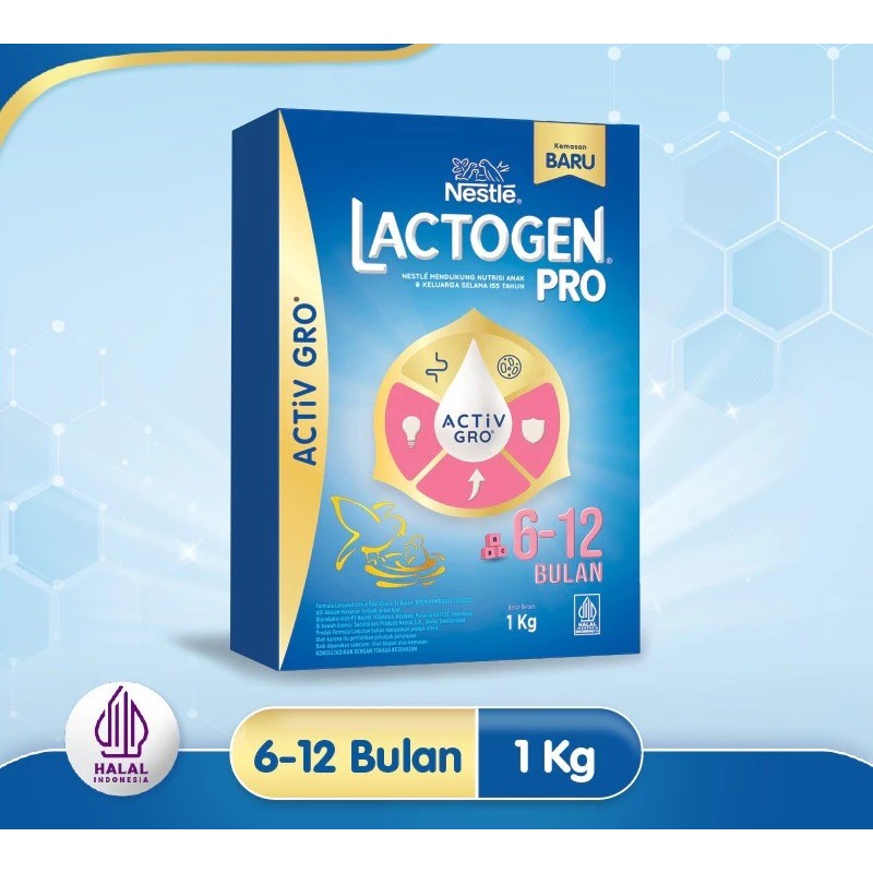 Jual Nestle LACTOGEN PRO 6-12 Bulan ACTiVGRO Susu Formula Original ...