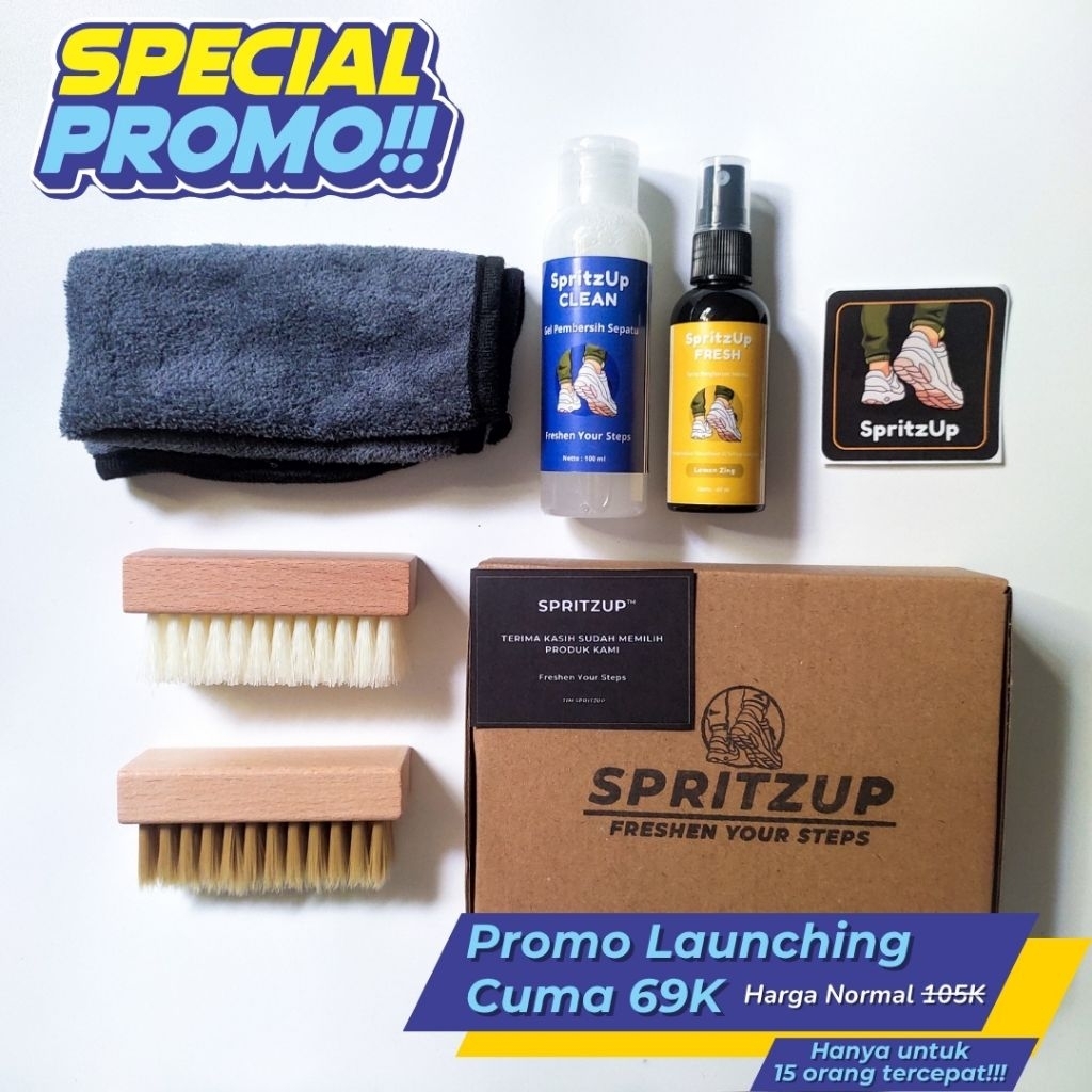 Jual Shoes Cleaner Kit | Pembersih & Pengharum Sepatu Lengkap | Paket ...