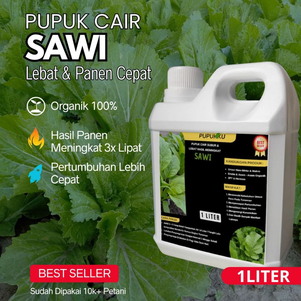 Jual Pupuk Cair Organik Sawi | Booster Daun Lebih Rimbun, Cepat Panen ...