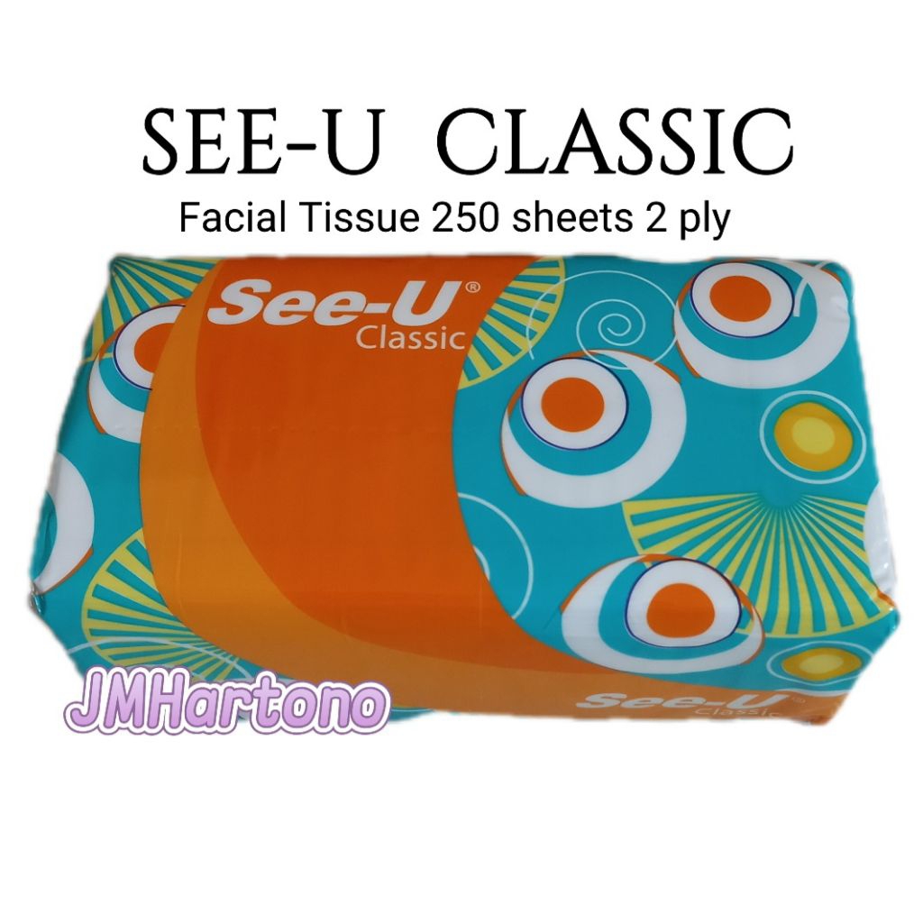 Jual Tissue Facial SeeU Classic 250 sheets 2 ply | Shopee Indonesia