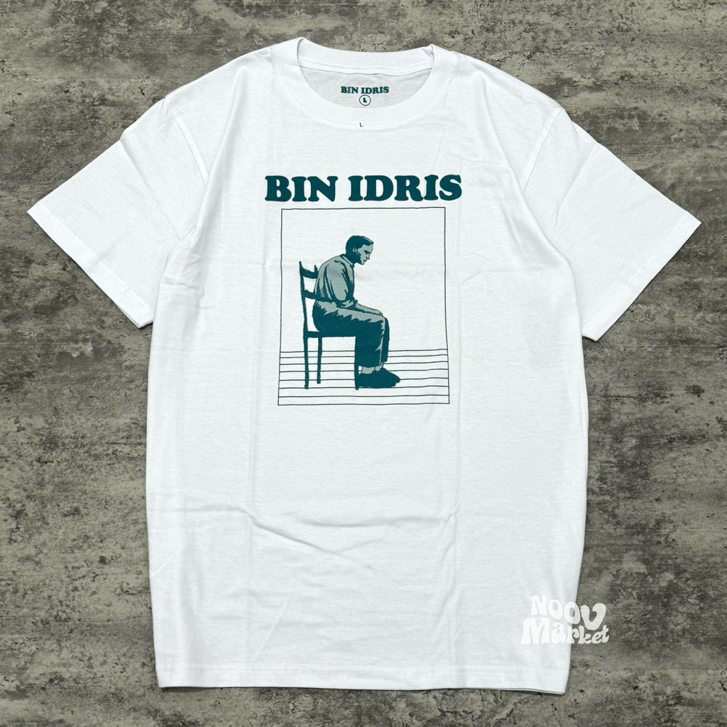 Jual Tshirt BIN IDRIS - III ALBUM COVER WHITE | Official Merchandise ...