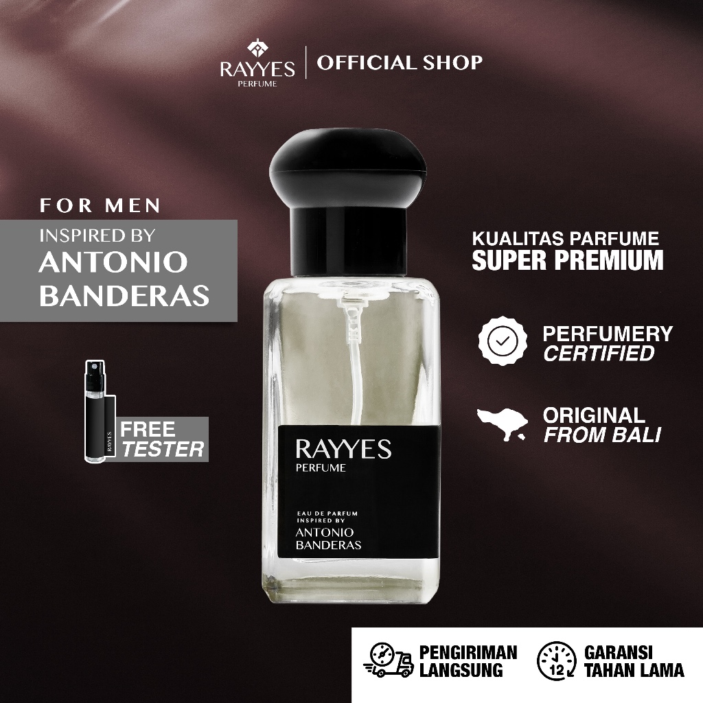 Jual Rayyes Perfume Bali inspired Antonio Banderas Kualitas Super ...