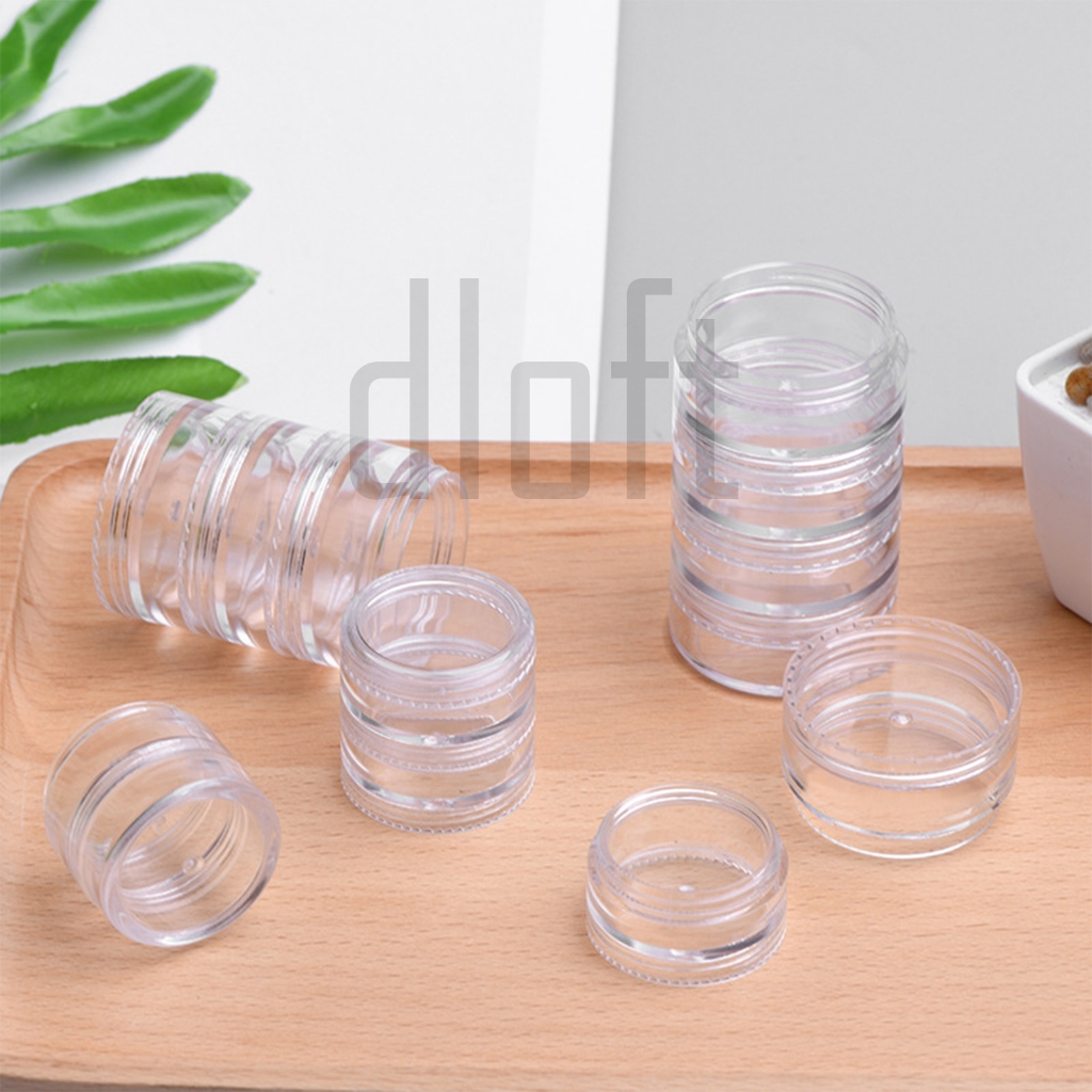 Jual (ECERAN) Pot 5gr Jar Susun/pot krem/tempat tablet/aksesoris/bumbu ...