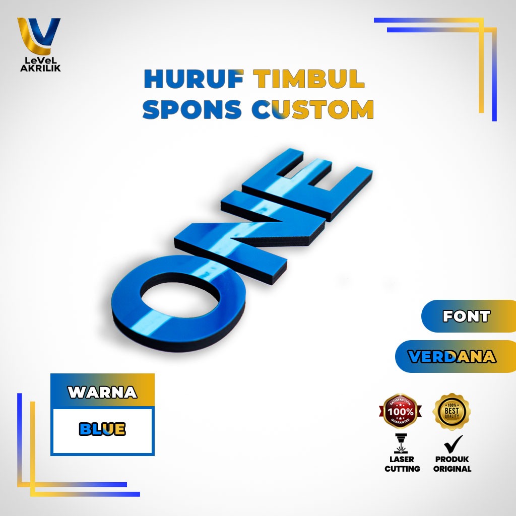 Jual HURUF TIMBUL AKRILIK MIRROR + SPONS CUSTOM UKURAN & FONT | Shopee ...