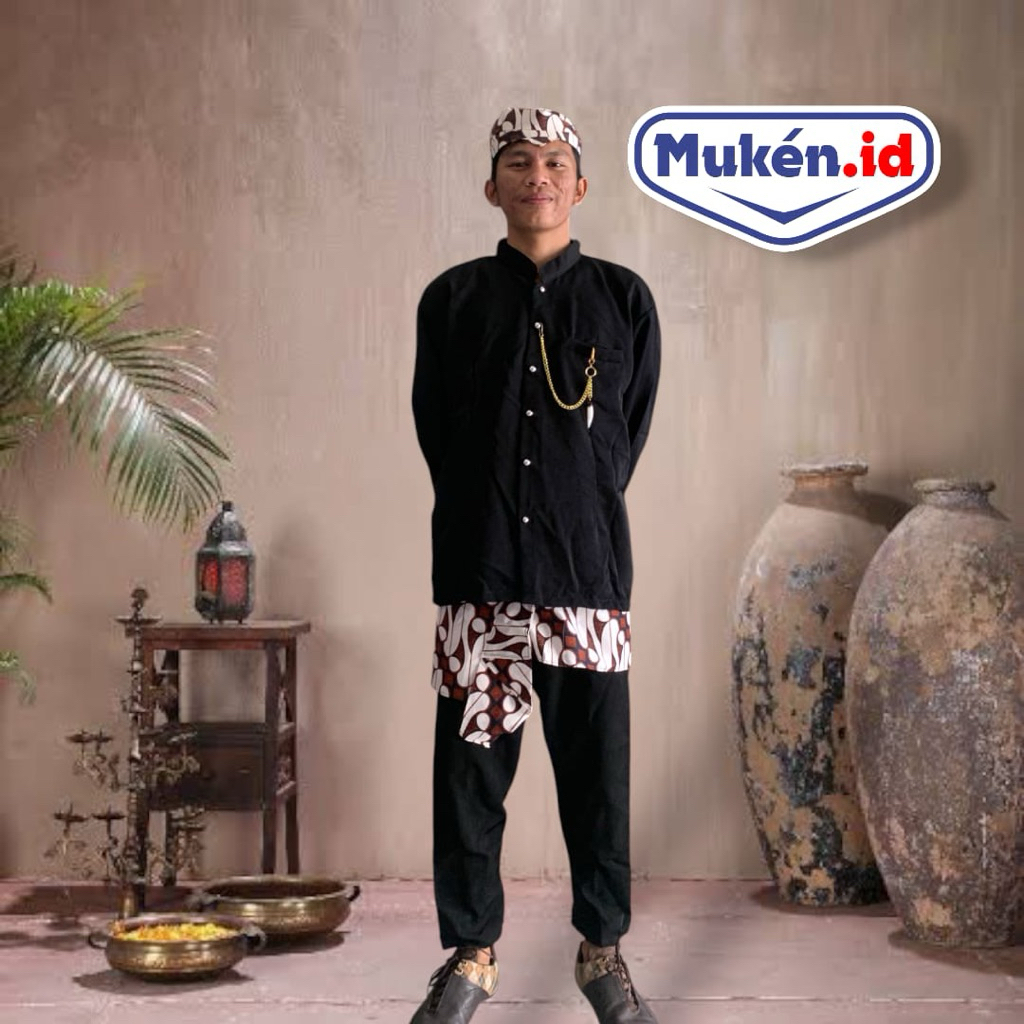 Jual [PACKING DUS] Baju Adat Basofi baju adat Jawa Cak Pria baju adat ...
