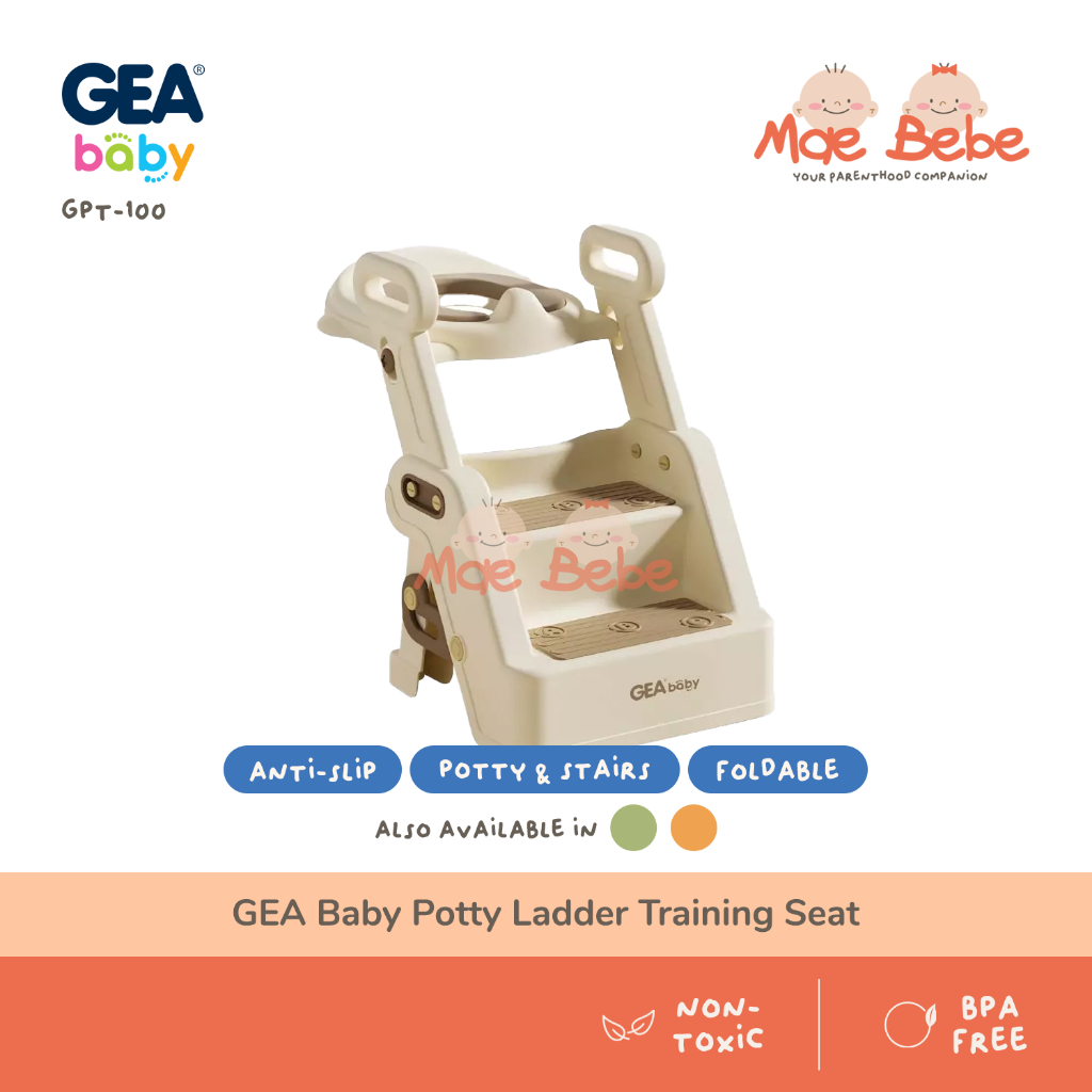 Jual GEA Baby GPT-100 Potty Stair Foldable Training Ladder Seat Kursi ...