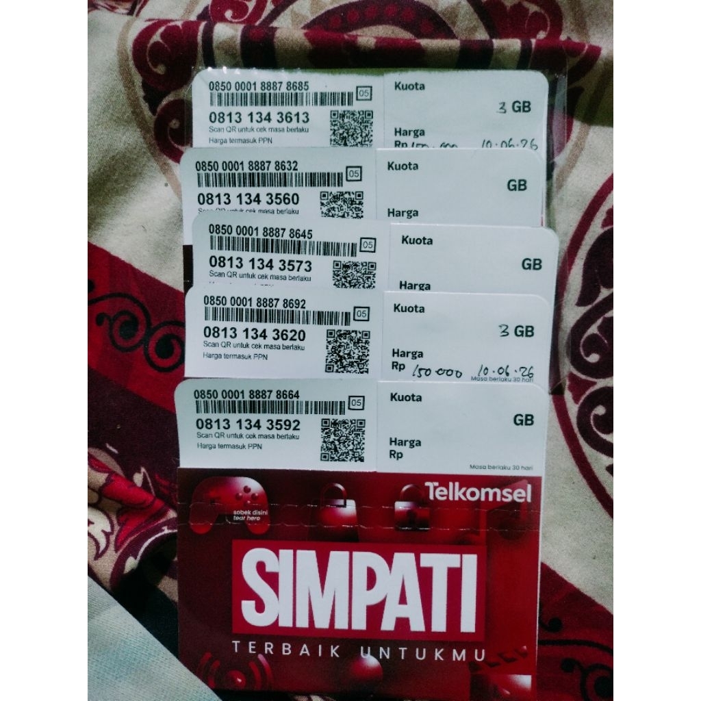 Jual Promo Potongan Harga 50% Nomor Cantik Telkomsel Simpati 11 DIGIT | Shopee Indonesia
