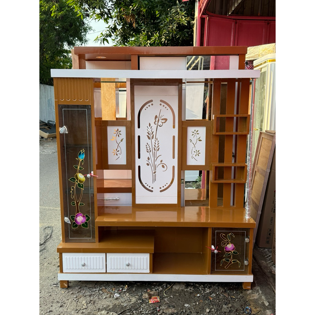 Jual BUPET TV SKETSEL UKIR ukuran 160x40x170 bahan multiplek/Triplek ...