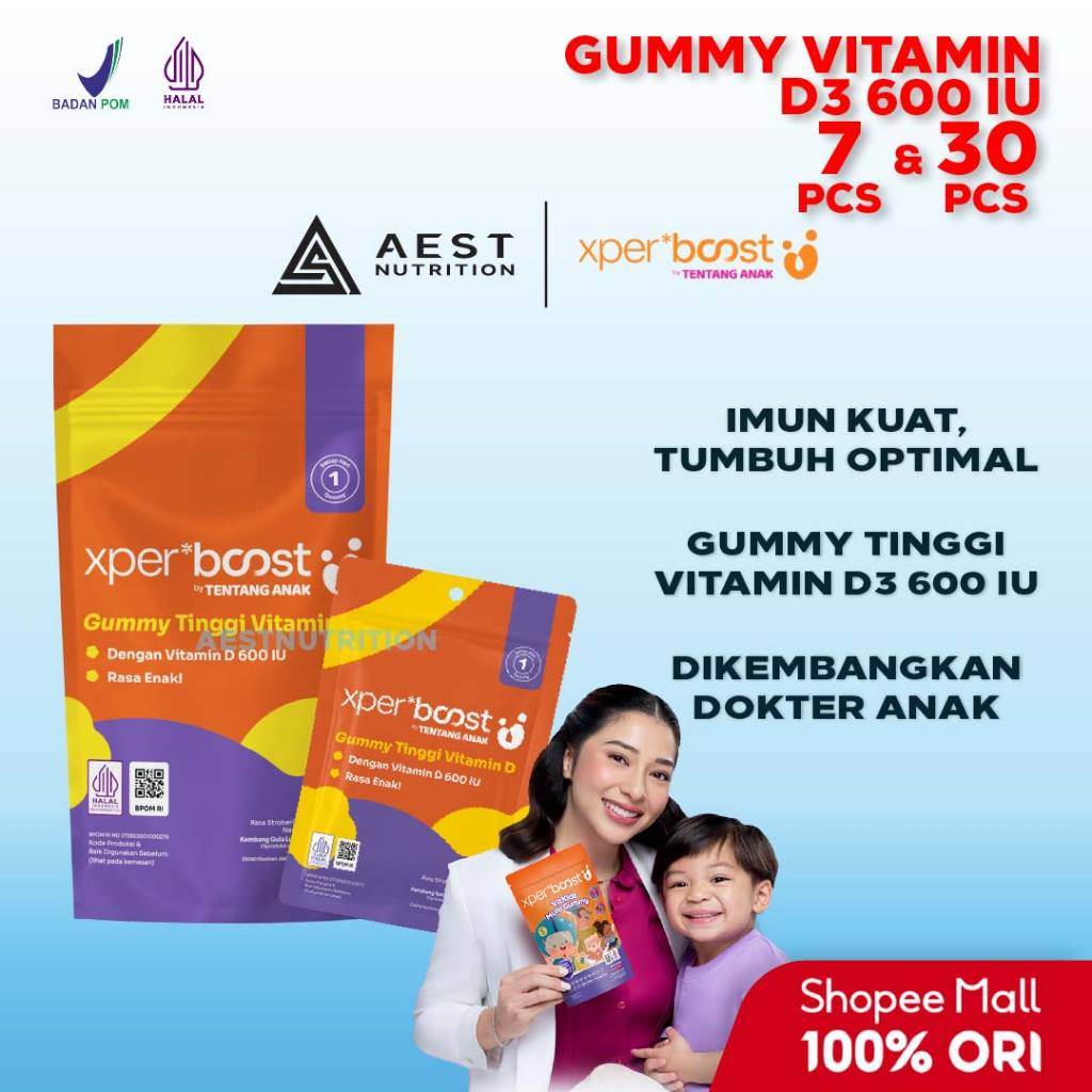Jual Expert Boost - Gummy Vitamin D3 600 IU Anak dan Dewasa | Shopee ...