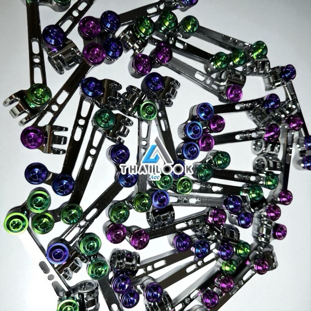 Jual BREKET SELANG REM CNC PLUS BAUT TITANIUM KLEMAN SELANG REM MODEL ...